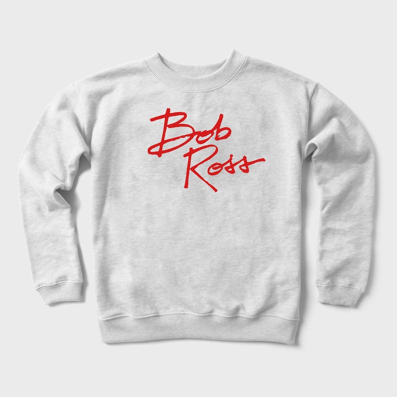 Bob Ross Logo and Signature Instant Digital Download JPG, SVG, PNG ...