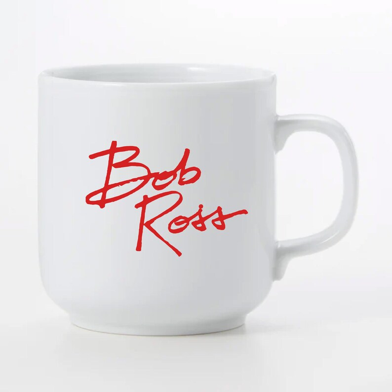 Bob Ross Logo and Signature Instant Digital Download JPG, SVG, PNG ...