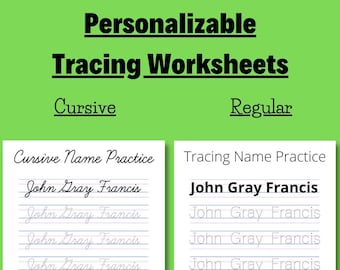 Word Tracing Worksheets 31 Printable Pages to Trace Words - Etsy