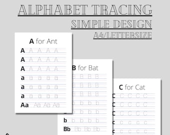 Bundle Tracing Worksheets, 42 Printable Pages to Trace the Regular ...