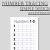 Number Tracing Worksheets 31-60, 10 Printable Pages to Trace up to 60 ...