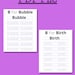 Word Tracing Worksheets 37 Printable Pages to Trace Words - Etsy