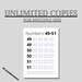 Number Tracing Worksheets 31-60, 10 Printable Pages to Trace up to 60 ...