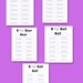Word Tracing Worksheets 37 Printable Pages to Trace Words - Etsy