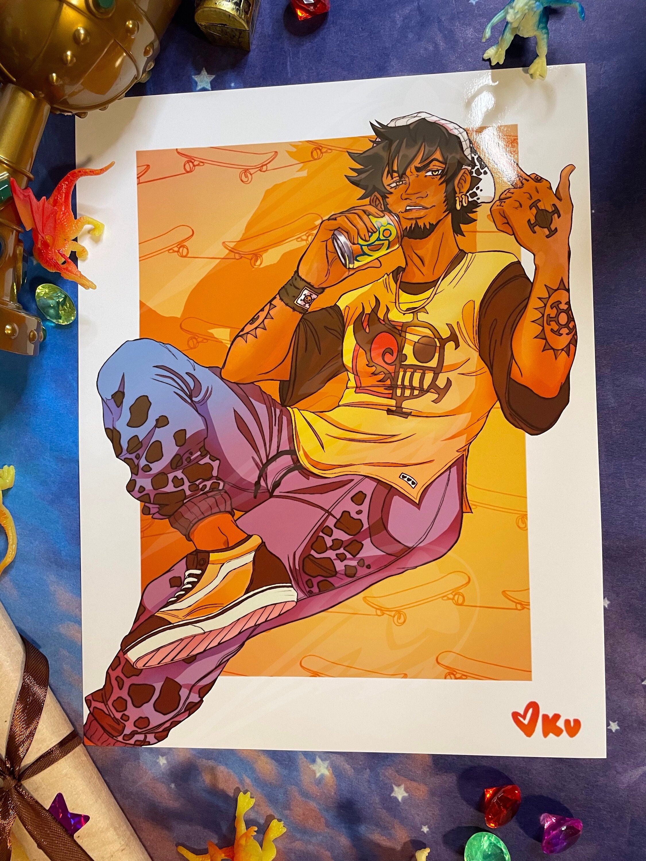He Was a Sk8r Boi OP Fan Art Print - Etsy