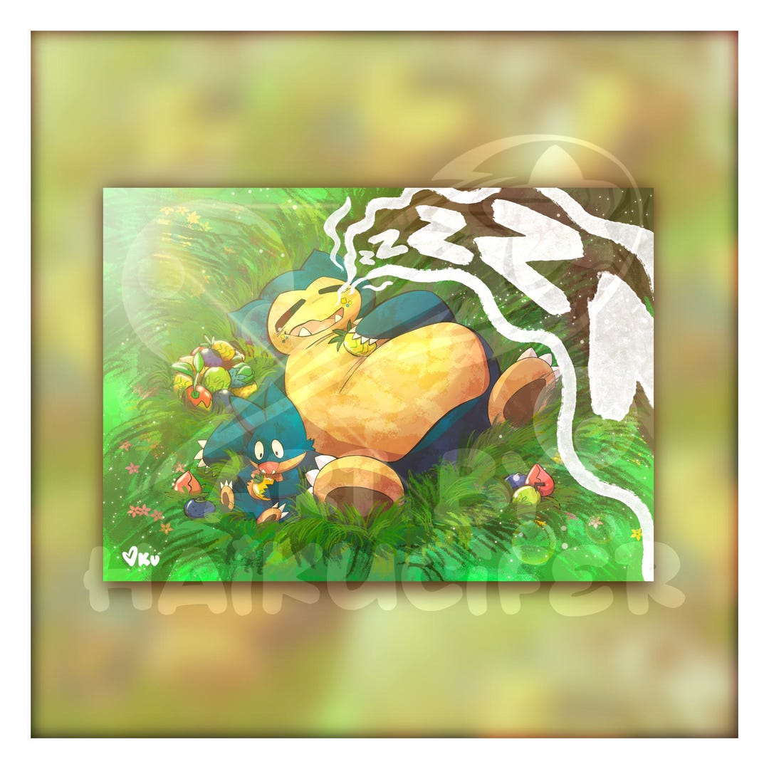 Relax - Pokemon Fanart Print - Etsy