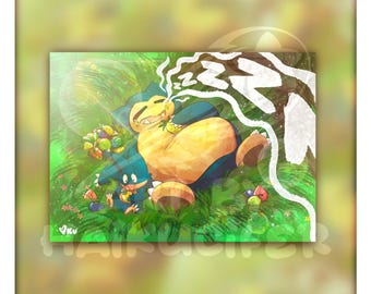 Relax - Pokemon Fanart Print - Etsy