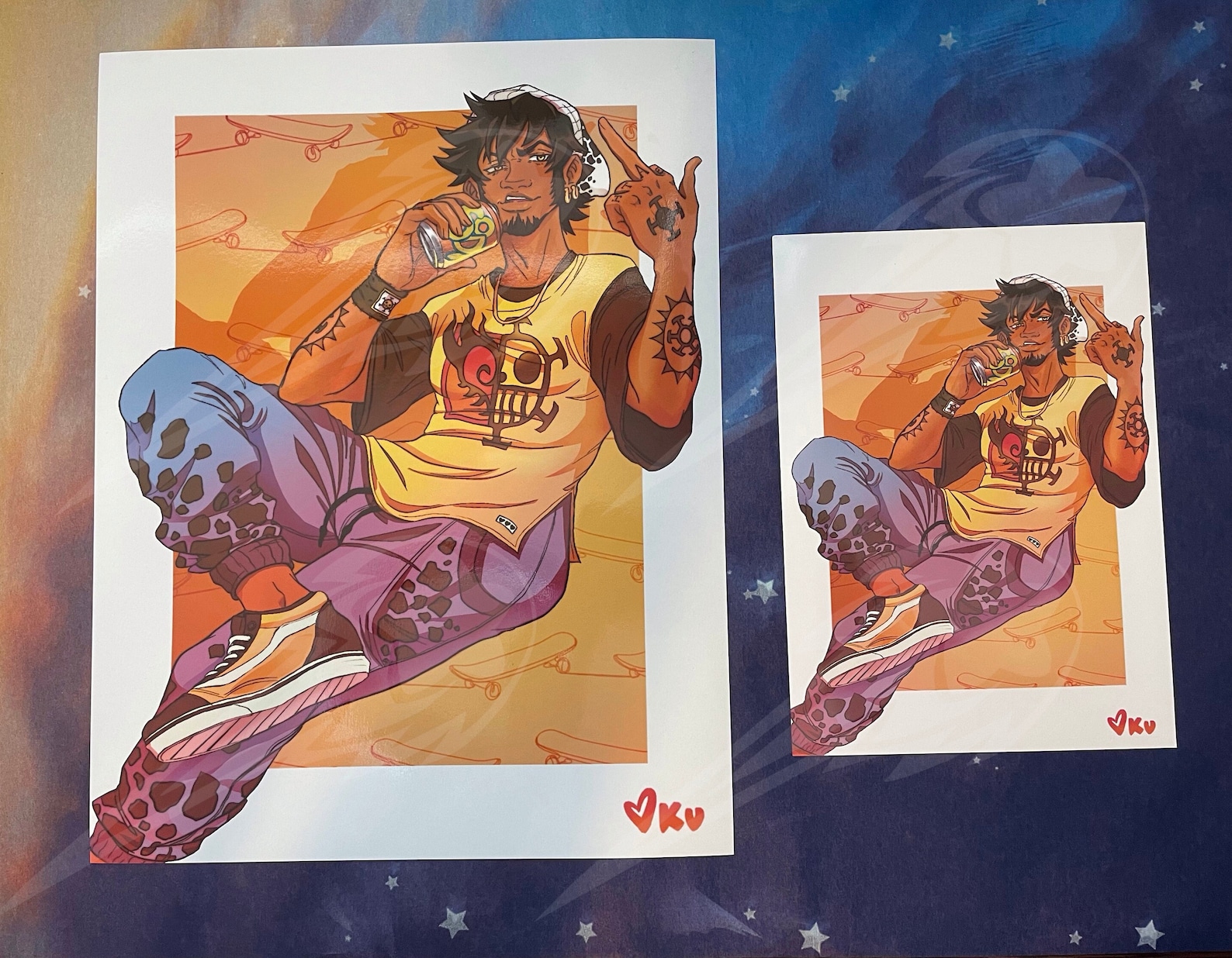 He Was a Sk8r Boi - OP Fan Art Print - Etsy