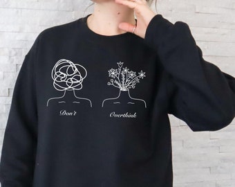 Overthink Sweatshirt - Etsy