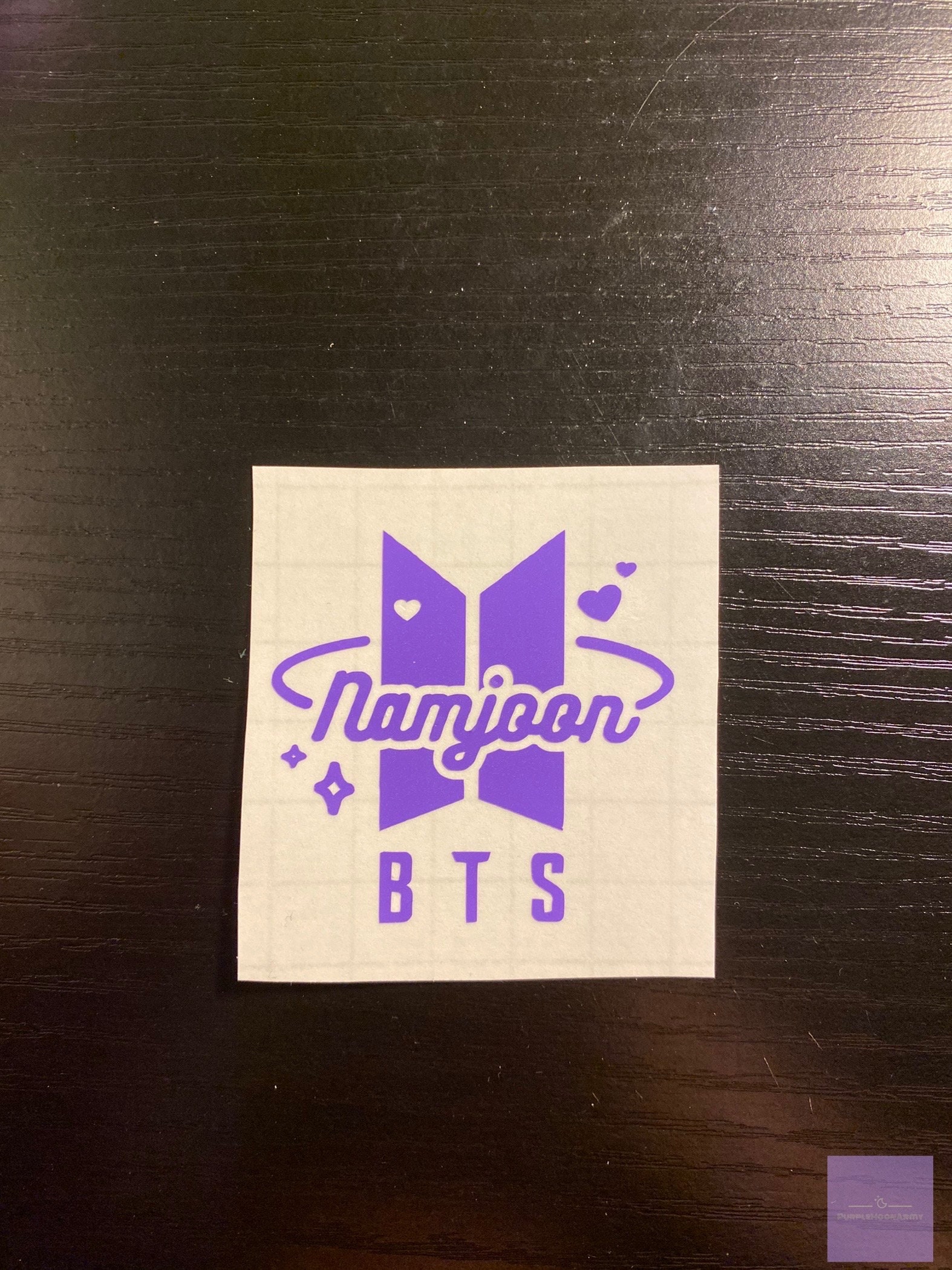 BTS Logo/name Decal - Etsy