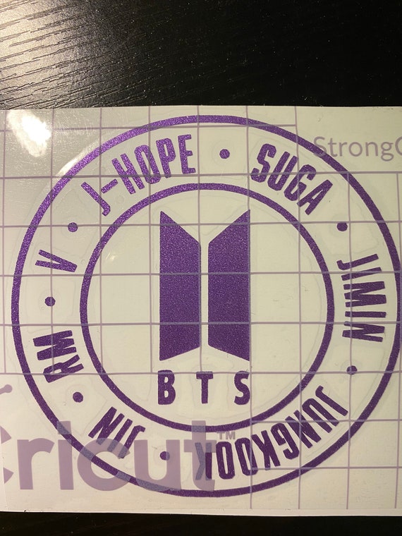 BTS Names/logo Decal | Etsy