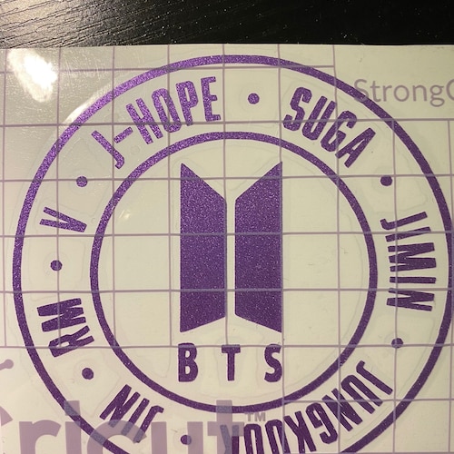 BTS Decal BTS Logo K-pop Decal BTS Car Decal Bts Laptop - Etsy