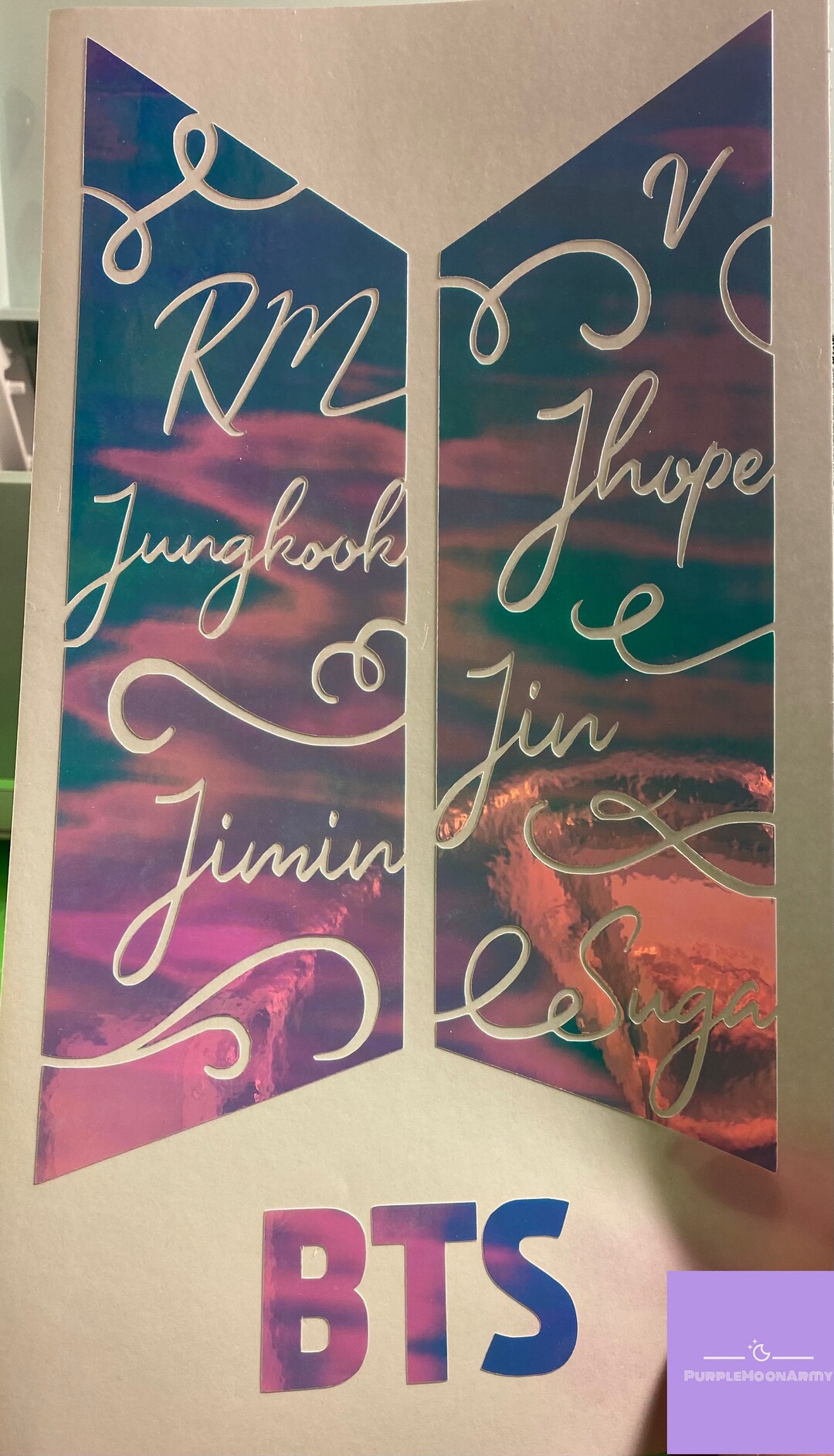 BTS Logo/names - Etsy