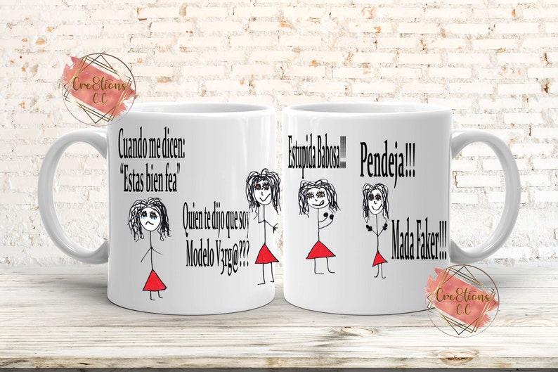 Cuando Me Dicen Estas Bien Fea PNG - Etsy