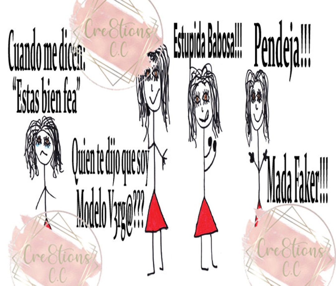 Cuando Me Dicen Fea Vaso wrap 20oz - Etsy México