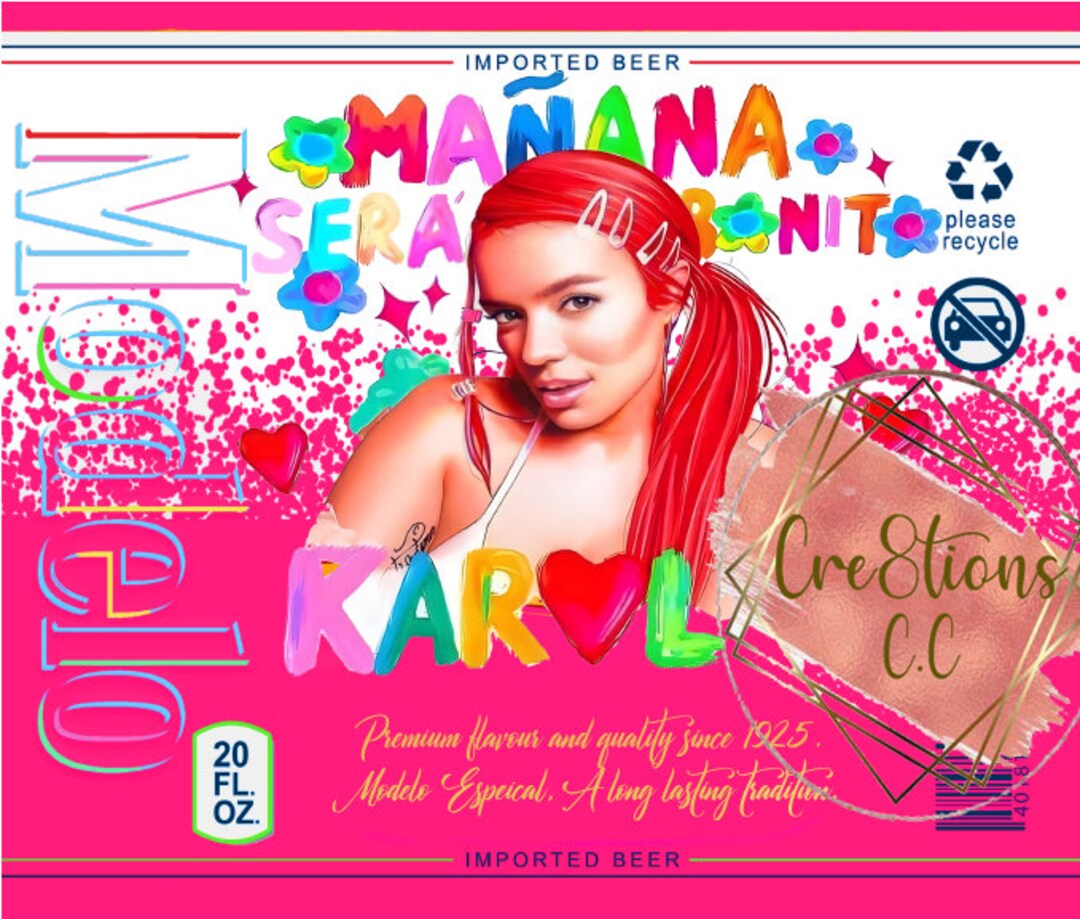 Modelo Karol G 20oz Tumbler Wrap - Etsy