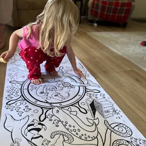 Zombie Apocalypse Coloring Banner- 24x72 Inches, Halloween Party ...