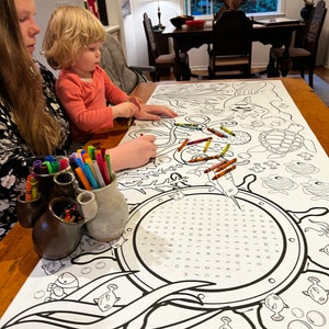 Under the Sea- Coloring Activity Banner With a Word Search, 24x72 ...