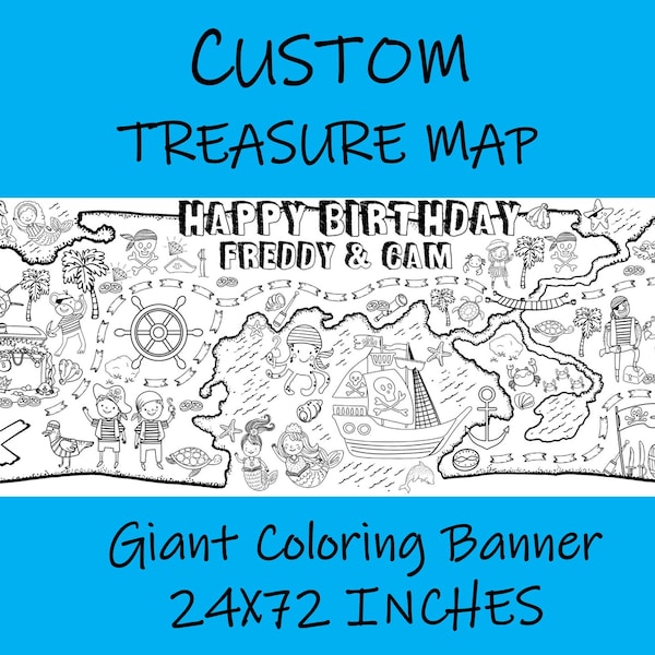 Treasure Map - Etsy