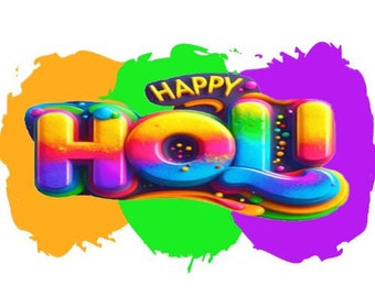 Holi Festival SVG, Happy Holi Svg, Holi Svg, Png, Files for Cricut, Pdf ...