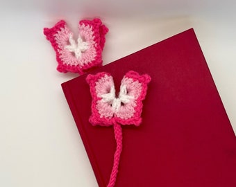 Crochet Butterfly Bookmark - Etsy