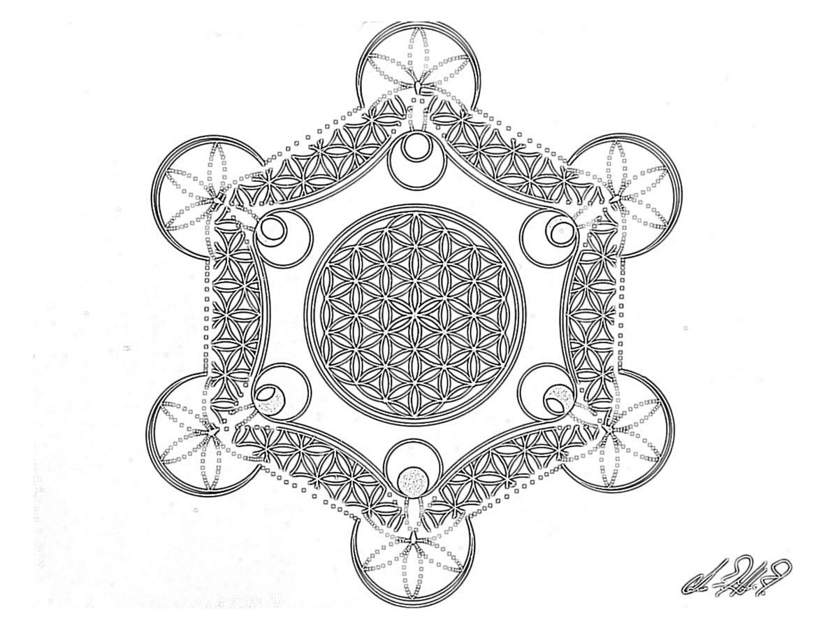 Sacred Geometry Visionary Art Coloring Book- Digital Download - Etsy