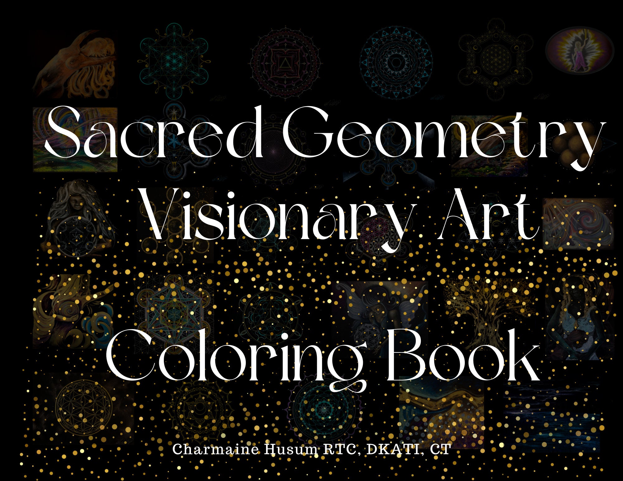 Sacred Geometry Visionary Art Coloring Book- Digital Download - Etsy