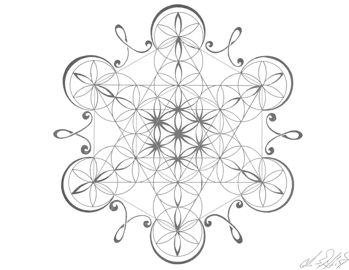 Sacred Geometry Visionary Art Coloring Book- Digital Download - Etsy