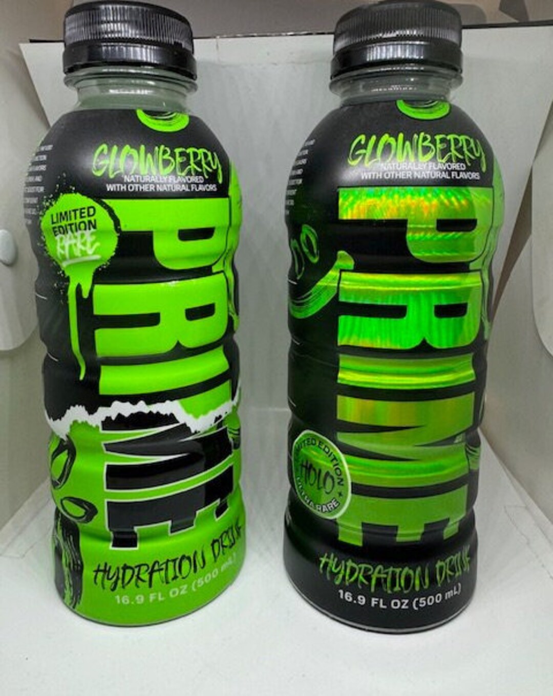 PRIME Glowberry Set of 2 Limited Holo/ultra Rare Hydration Drink - NEW ...
