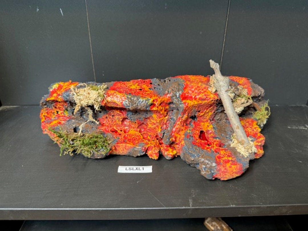 Limited Edition Xtra Large Lava Magnetic Rock Ledge for Terrariums and ...
