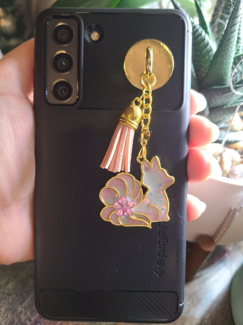Super Cute Kawaii Kitsune Fox Cell Phone Charm - Etsy