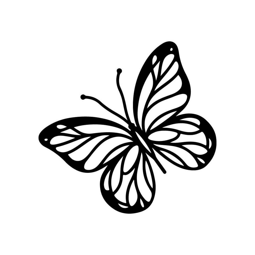 Silhouette Butterfly SVG 3 | Vector File for Laser Cutting | Perfect ...