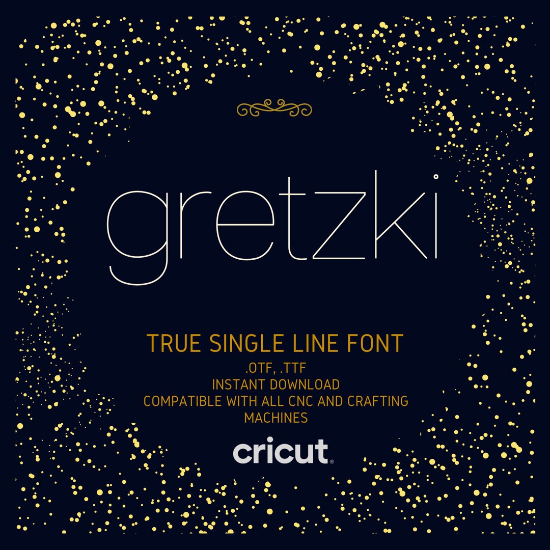 Single Line Font for Cricut and Laser Engraving/cutting - Ttf and Otf ...