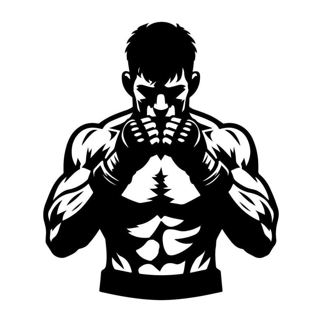 Mixed Martial Arts Sports MMA SVG Vector File for Laser Cutting 2 - Etsy