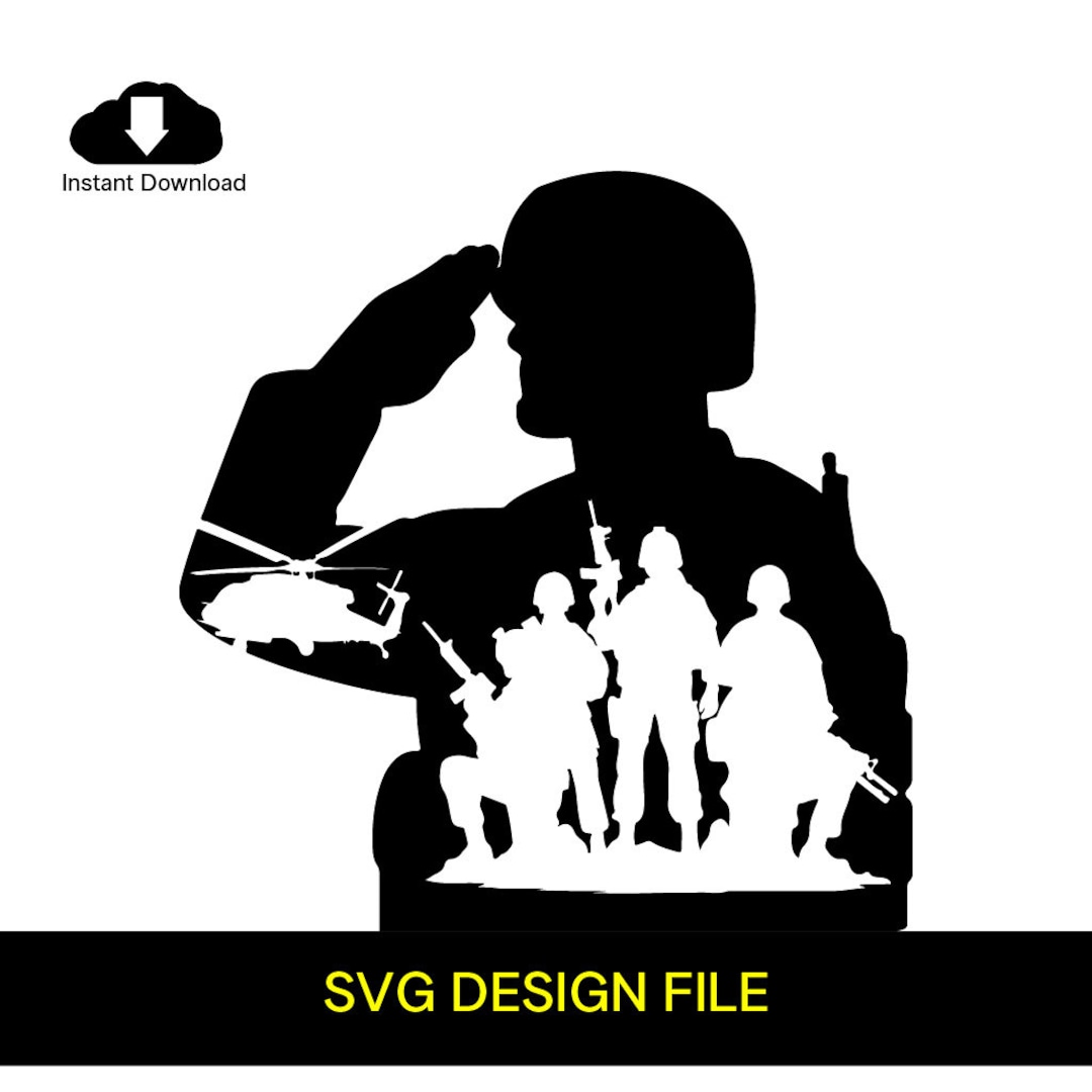 US Soldier SVG American Troops Army Military Instant Download ...
