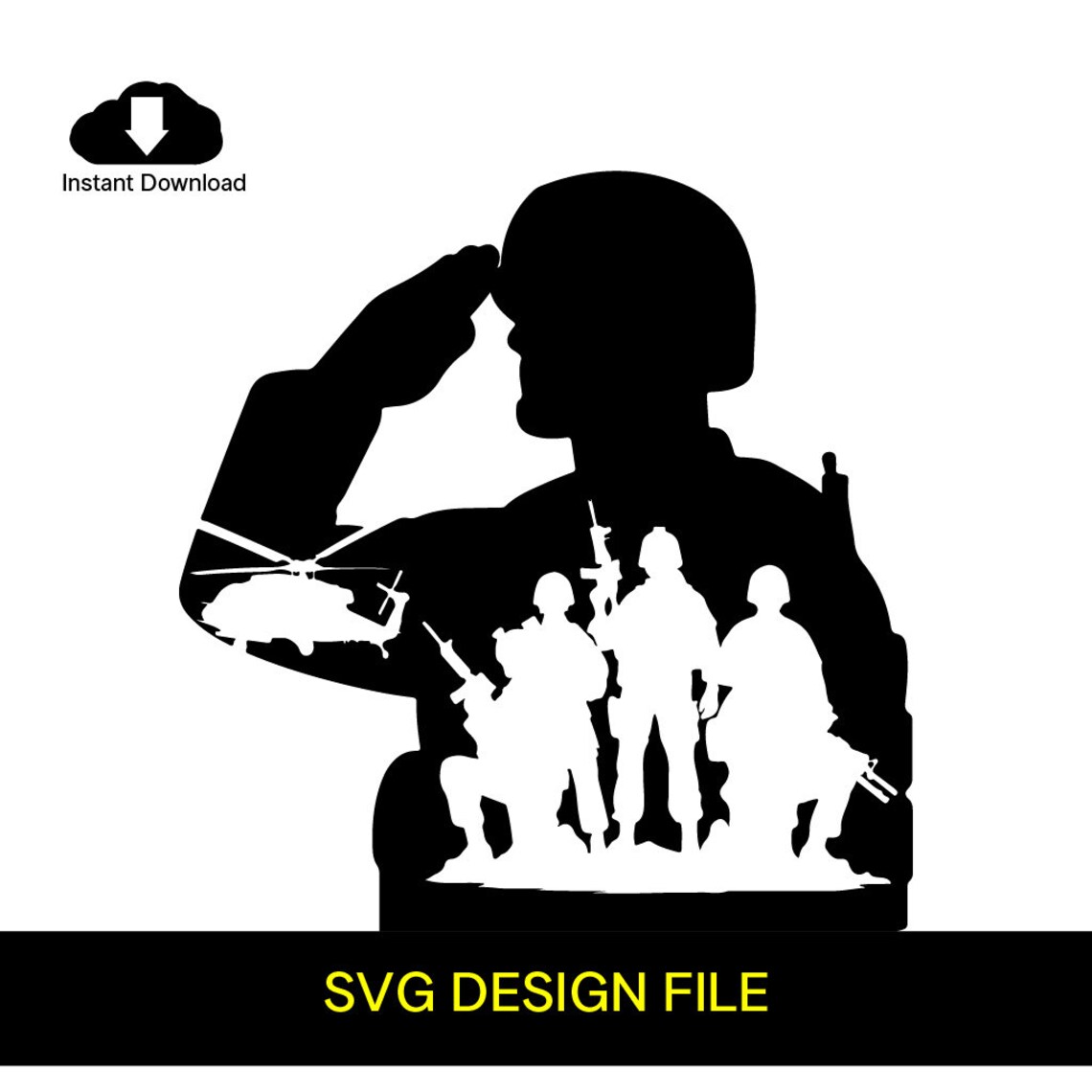 US Soldier SVG American Troops Army Military Instant Download ...