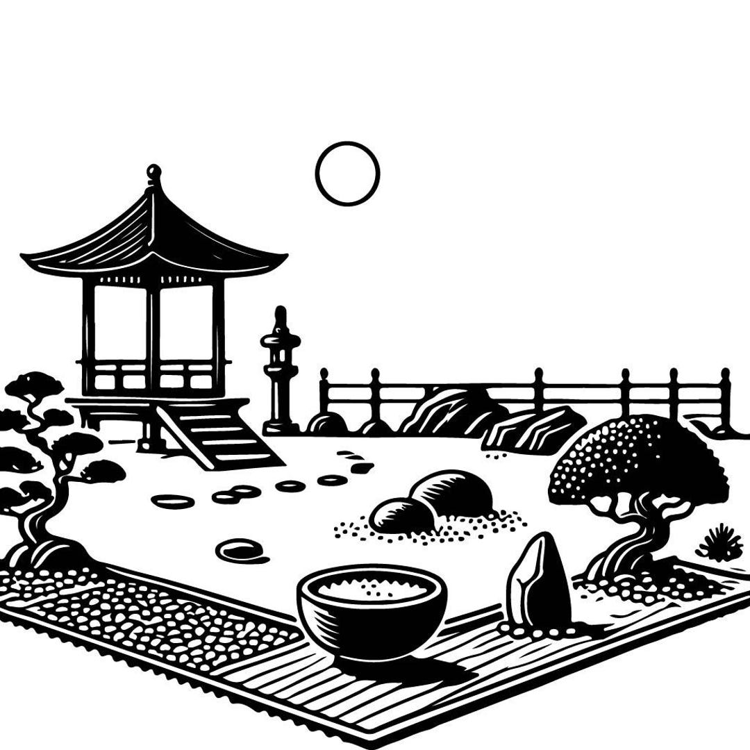 Zen Garden SVG Vector File for Laser Cutting 1 | Perfect Crafting ...