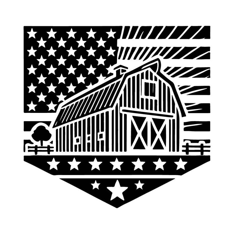 Rustic Sign Old Barn Rustic Barn SVG 3 | Black & White Vector File for Laser Cutting | Perfect ...