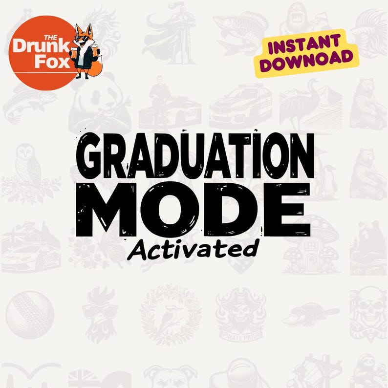 Modo Graduación Activado SVG – Diseño SVG de Camiseta de Graduación de ...