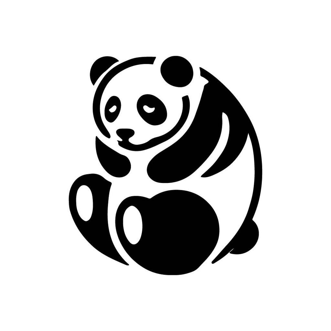 Panda Bear SVG Vector File for Laser Cutting 1 | Perfect Crafting ...