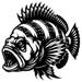 Sheepshead Fish SVG | Fishing SVG | Black & White Vector File for Laser ...