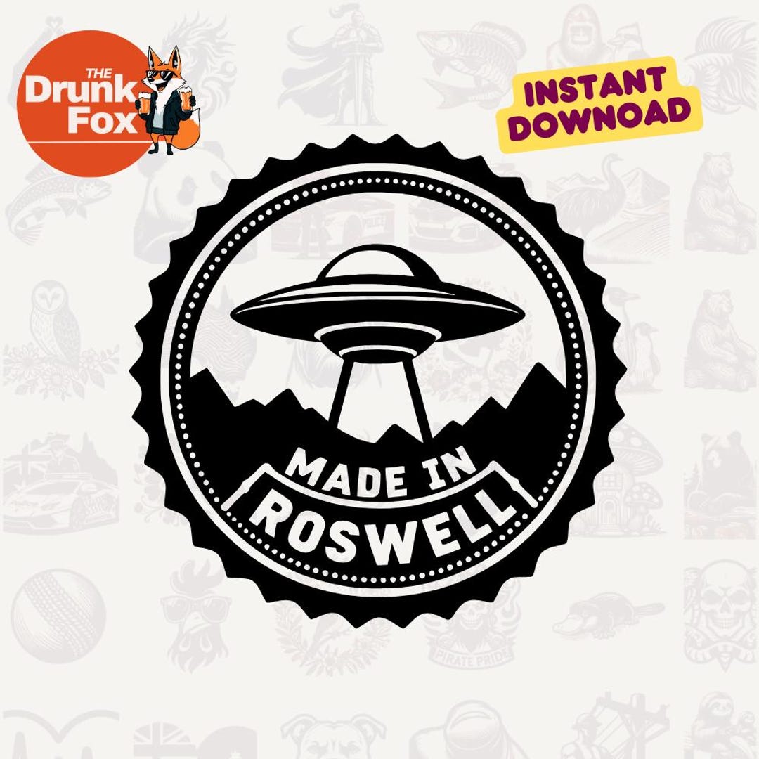 Made in Roswell SVG - Etsy