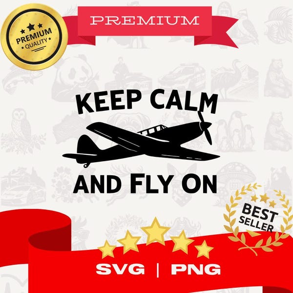 Keep Calm and Fly On - Etsy