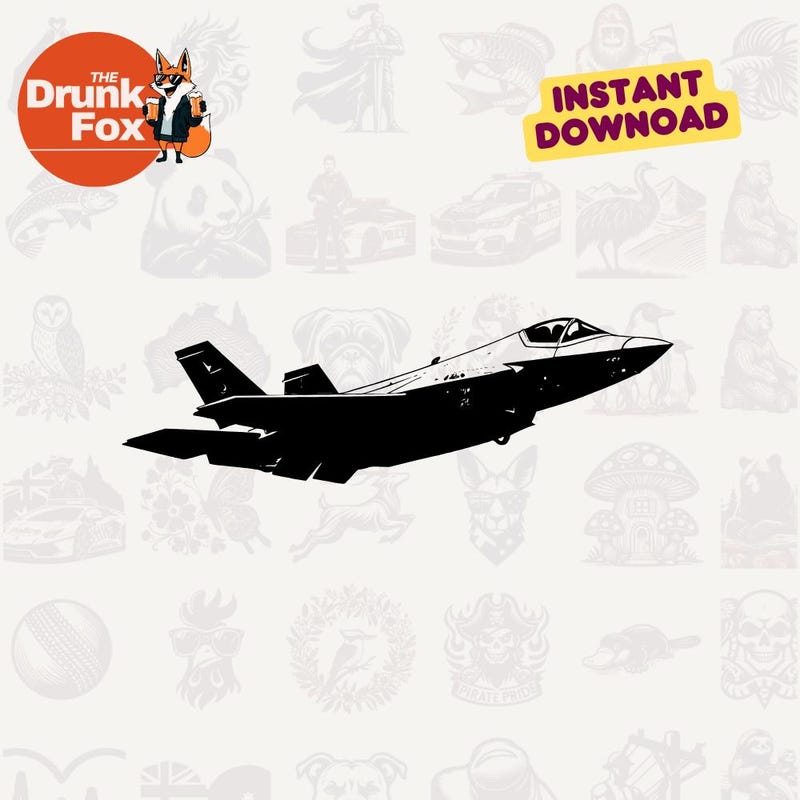 F35 Silhouette - Etsy
