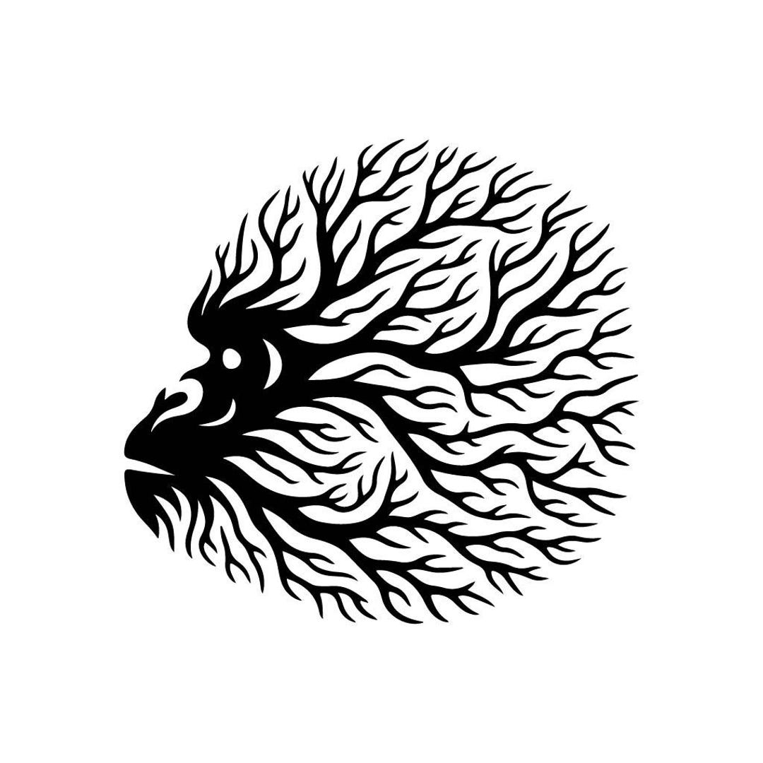 Abstract Wall Art SVG Black and White SVG Vector File for Laser Cutting ...