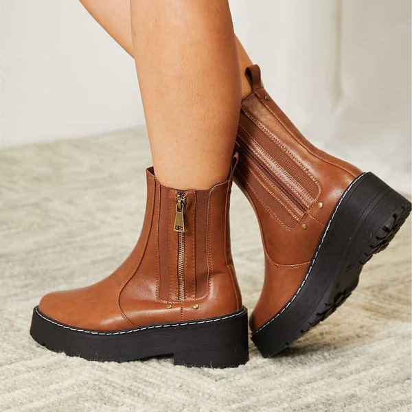 Platform Boots - Etsy
