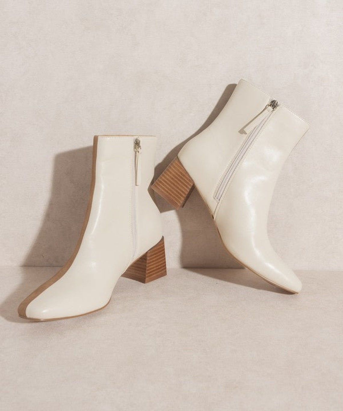 Georgia Dual Chroma Boots Dual Color Ankle Boots Metallic - Etsy