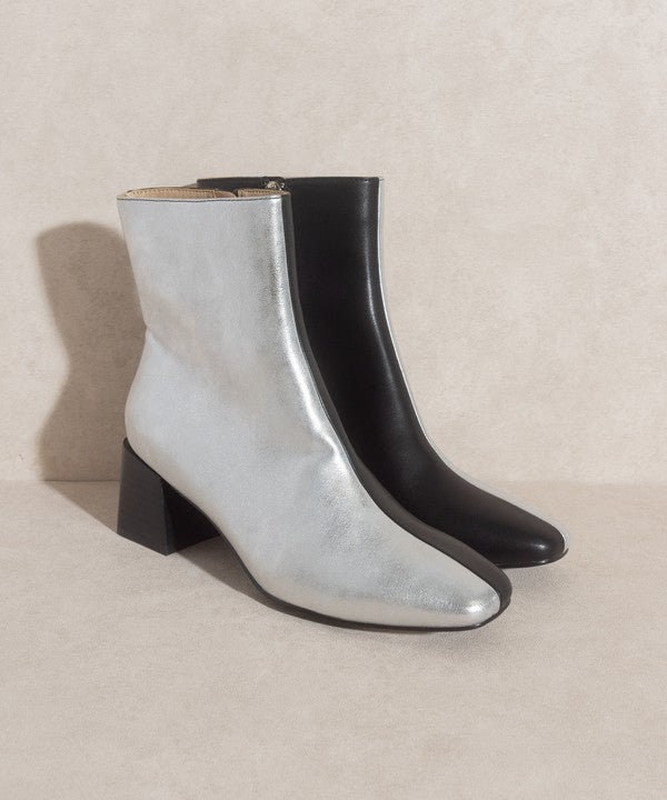 Georgia Dual Chroma Boots Dual Color Ankle Boots Metallic - Etsy