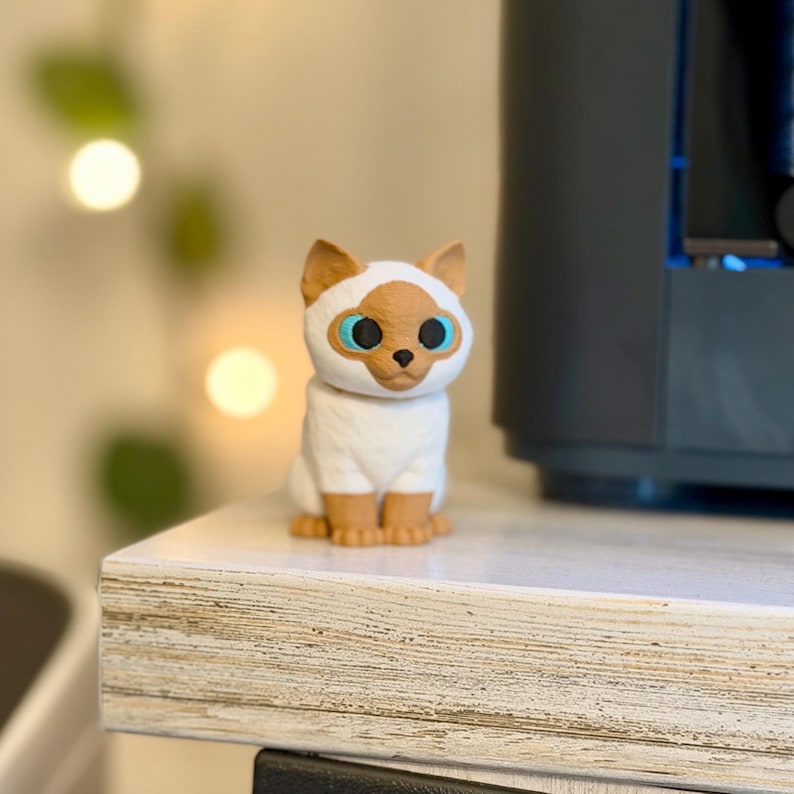 3D Printed Cat Backpack Keychain | Miniature Travel Carrier Bag Charm ...