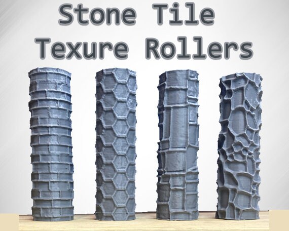 Stone Tile Texture Rollers | Etsy